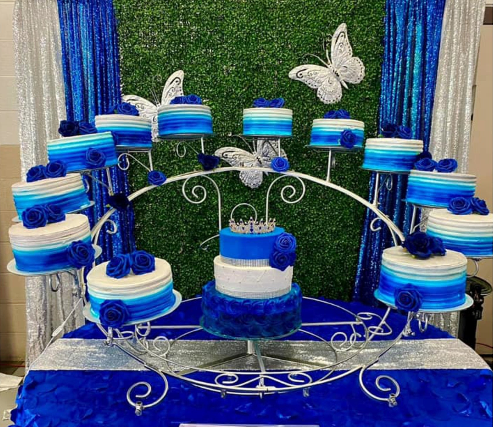 Escalinata real de 15 con luz – Marbademx